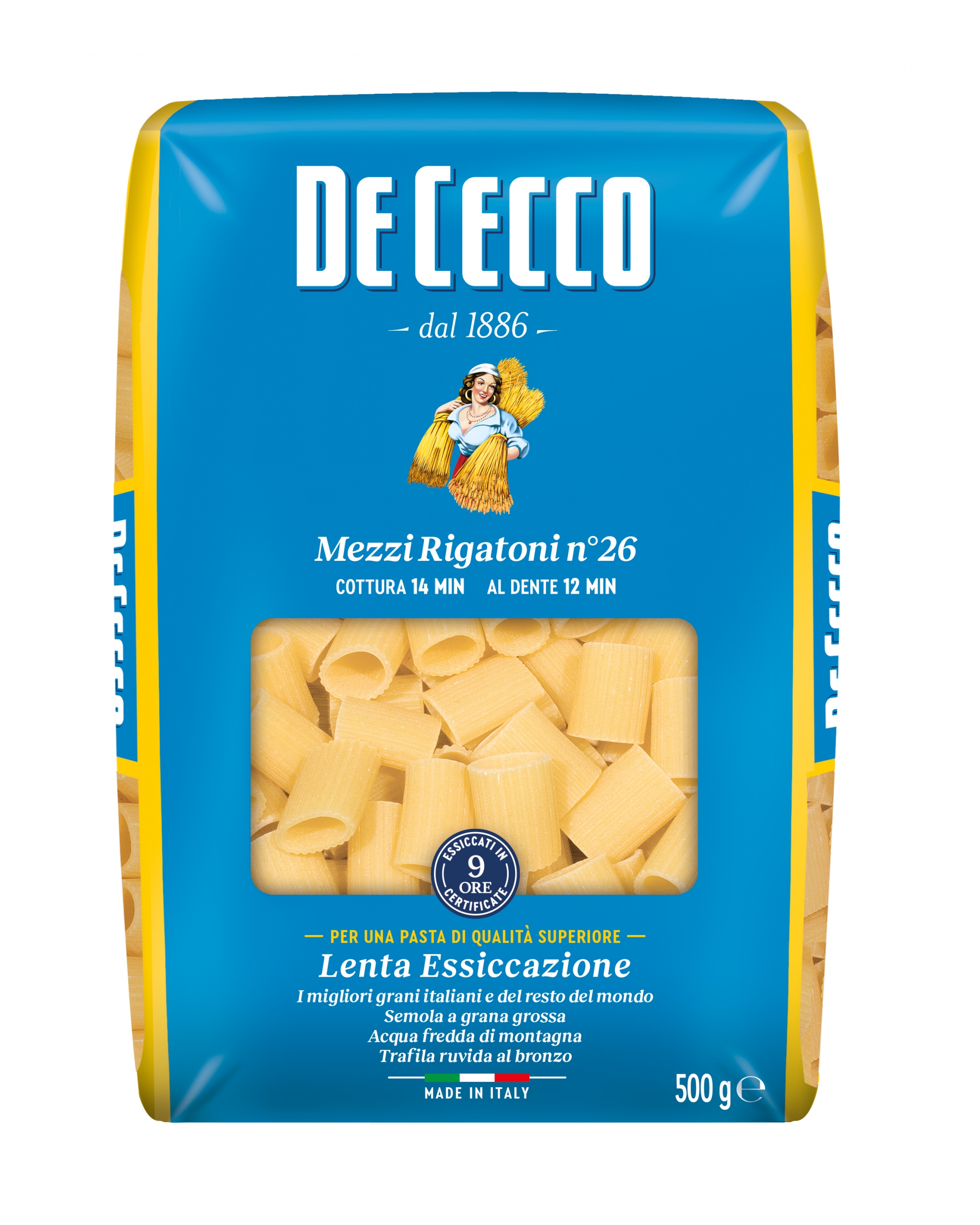 Mezzi Rigate N°26 500g | Carniato